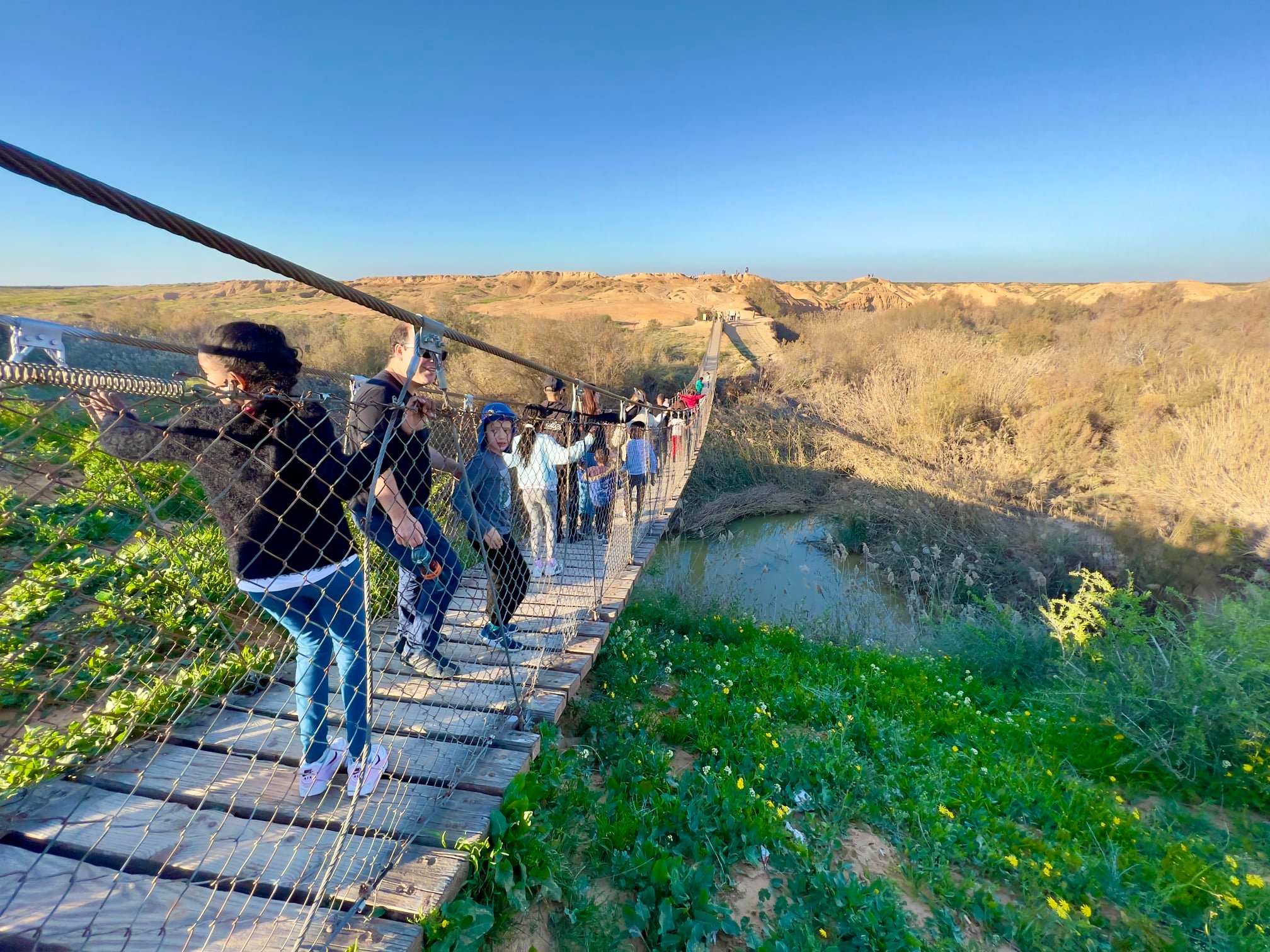 The Besor River Suspension Bridge — הבשור דרום אדום - האתר הרשמי ...